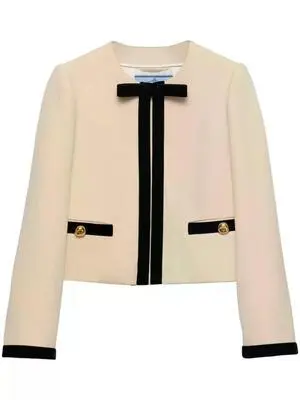 Prada Single-breasted Cropped Jacket