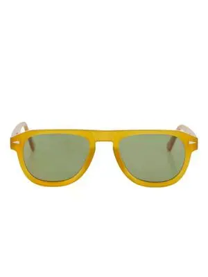 AHLEM Geometric-frame Sunglasses - Orange