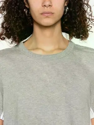 Sacai Contrast-panel T-shirt