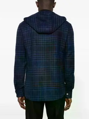 Kiton Checked Cashmere Shirt