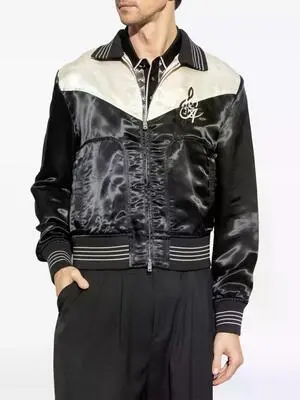 Amiri Logo-embroidered Bomber Jacket