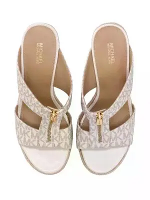 Michael Kors Bradley Leather Wedge Espadrilles