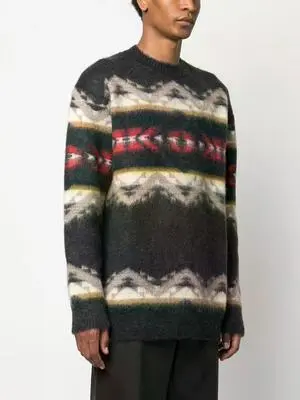 Junya Watanabe Intarsia-knit Oversize Jumper