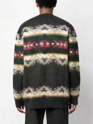 Junya Watanabe Intarsia-knit Oversize Jumper