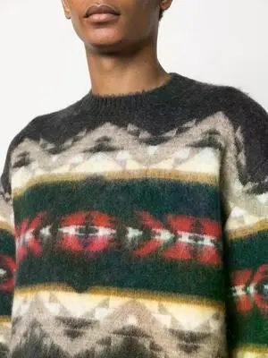Junya Watanabe Intarsia-knit Oversize Jumper