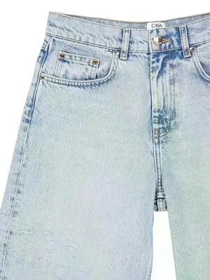 Casablanca Distressed Denim Shorts