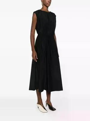 Loulou De Saison Aphrodite Gathered Midi Dress