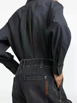 Brunello Cucinelli High-rise Wide-leg Jeans