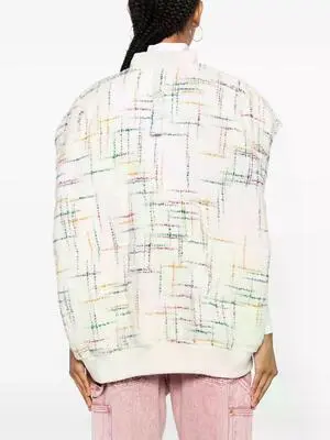 Khrisjoy Oversized Tweed Bomber Jacket