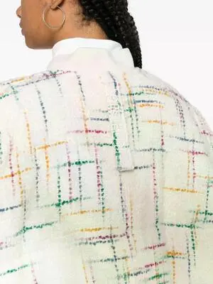 Khrisjoy Oversized Tweed Bomber Jacket