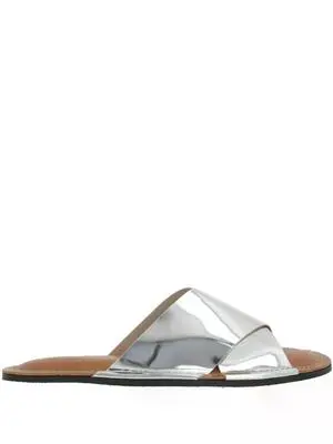 Plan C Crossover-strap Sandals