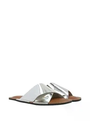 Plan C Crossover-strap Sandals