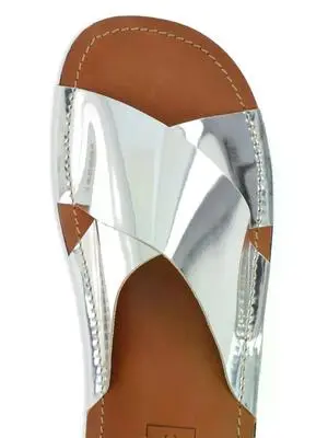 Plan C Crossover-strap Sandals