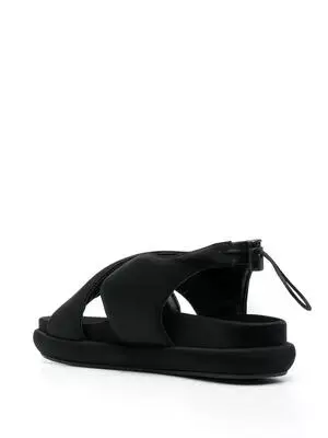 GIABORGHINI Padded Sandals - Black