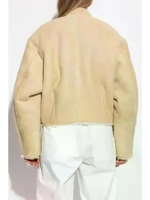 Jacquemus Telo Cropped Shearling Jacket