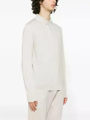 Eleventy Long-sleeve Polo Shirt