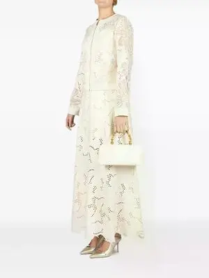 Elie Saab Embroidered Maxi Skirt