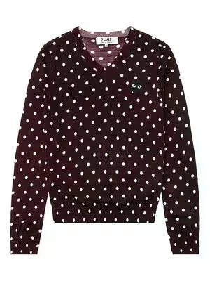 Play Comme Des Garcon Polka-dot Jumper