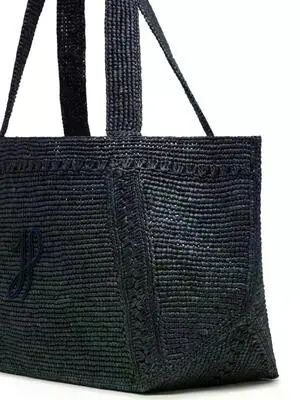 PATOU Large Jp Monogram Trapeze-design Tote Bag - Blue