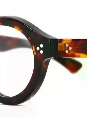 LESCA Corbs Eyeglasses - Brown