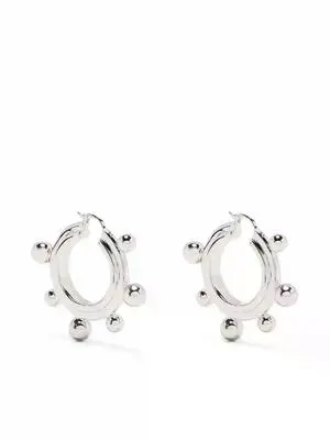 MISSOMA Medium Sphere Hoop Earrings - Silver