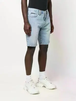 Philipp Plein Knee-length Denim Shorts