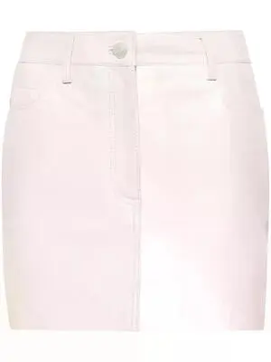 Remain Birger Christensen Leather Mini Skirt - Pink