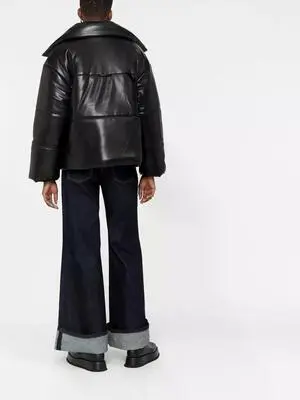 Nanushka Hide Padded Short Faux-leather Jacket