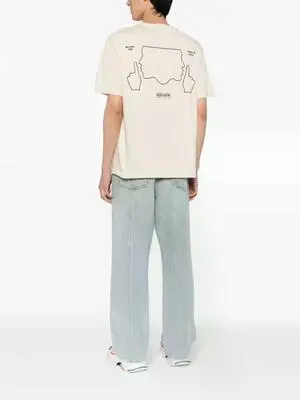 Gcds Slogan-print Cotton T-shirt