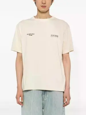 Gcds Slogan-print Cotton T-shirt