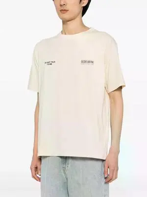 Gcds Slogan-print Cotton T-shirt