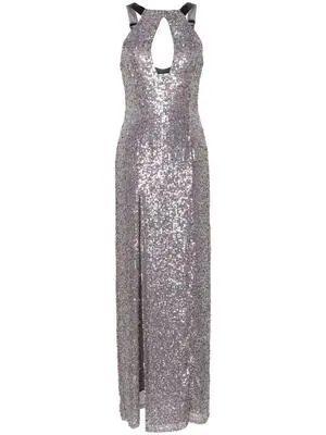 Elisabetta Franchi High Neck Evening Dresses