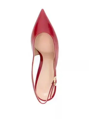 GIANVITO ROSSI Robbie 85mm Slingback Pumps - Red