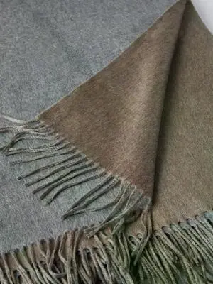 Brunello Cucinelli Fringed Silk Blanket