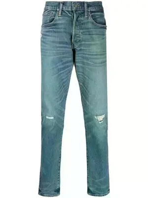Polo Ralph Lauren Sullivan Distressed-effect Jeans - Blue