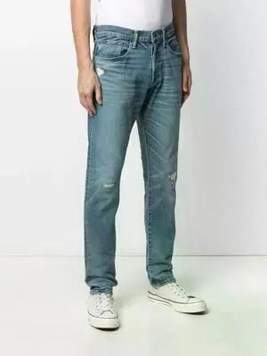 Polo Ralph Lauren Sullivan Distressed-effect Jeans - Blue