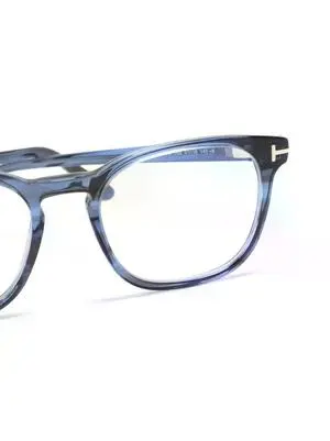 TOM FORD Round-frame Glasses - Blue