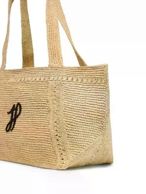 PATOU Monogram Trapeze Tote Bag - Neutrals