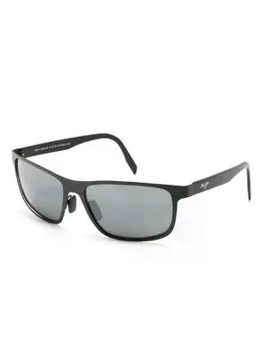 Maui Jim Rectangle-frame Sunglasses - Black