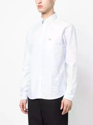 Maison Kitsuné Embroidered-fox Cotton Shirt