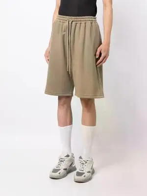 Off-White Stitch Diag Cotton Track Shorts