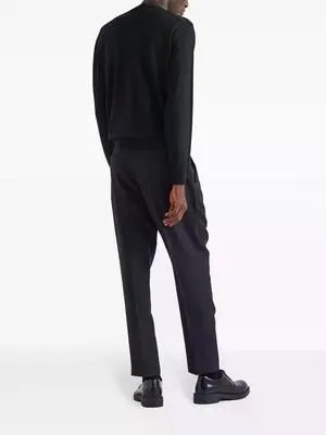 Prada Crew-neck Wool Jumper - Black