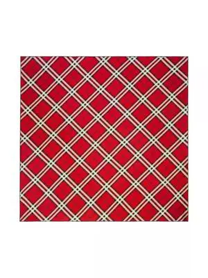Burberry Checked Silk Scarf