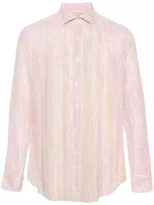 DELL'OGLIO Striped Linen Shirt