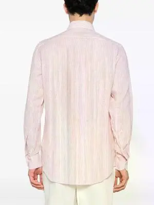 DELL'OGLIO Striped Linen Shirt