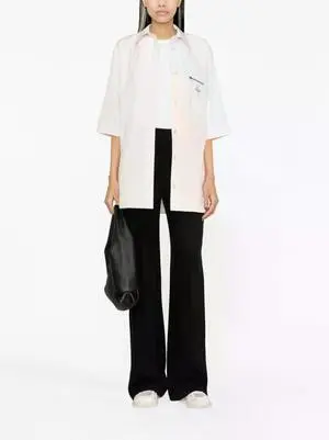 Fendi Logo-print Cotton Shirt