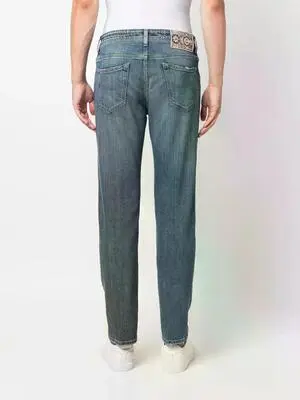 Jacob Cohen Scott Low-rise Tapered Jeans - Blue
