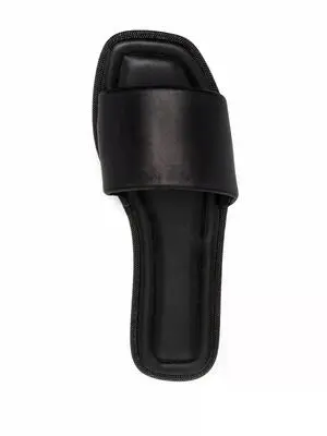 Brunello Cucinelli Monili-embellished Leather Slides