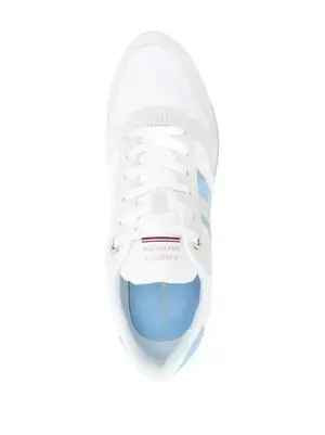 Tommy Hilfiger Lace-up Suede Sneakers - White