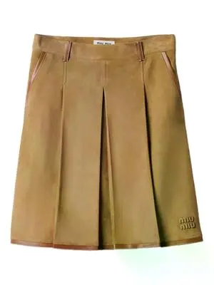 Miu Miu Leather Skirts